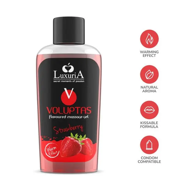 Strawberry Stimulating massage gel 100ml