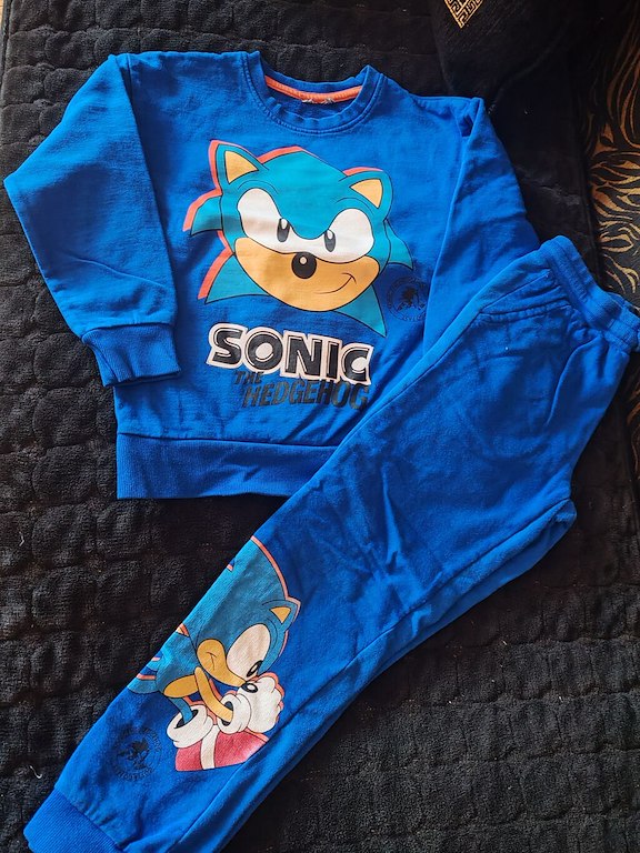 Dečiji duks i donji deo trenerke – komplet Sonic the Hedgehog - Boja