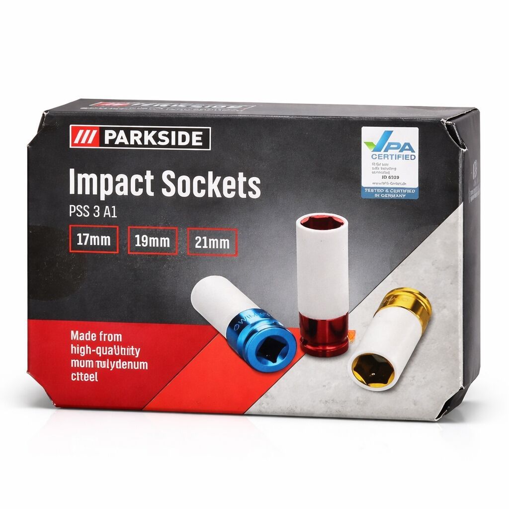 Parkside Impact Sockets – set nastavaka za udarni pištolj/gedoru