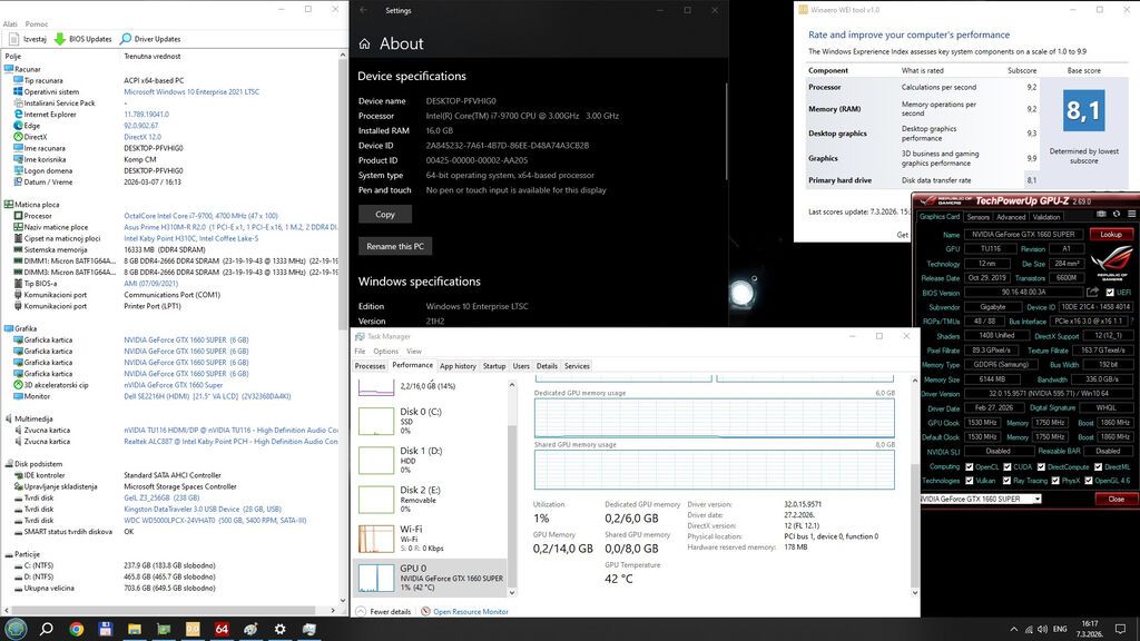 I7-9700/ i5-9500/ i7-6700K Ispravni, polovni procesori, se nalaze u