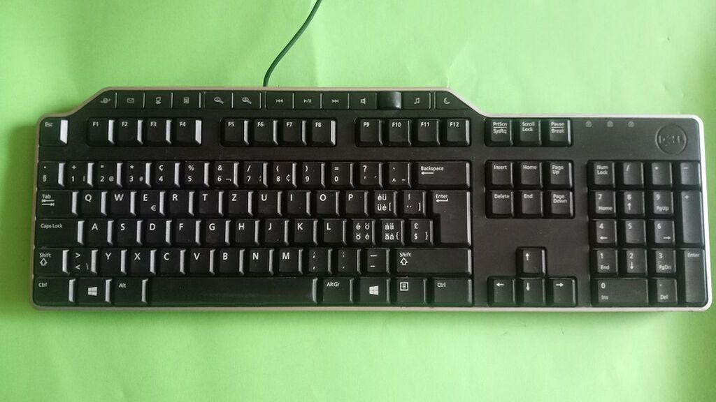 Dell KB522p multimedijalna tiha tastatura (USB) - Tip: žična