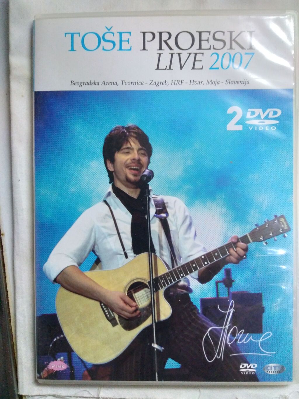 DVD Tose Proeski Live 2007(2 DVD ukupno 42 hitova )2007.god