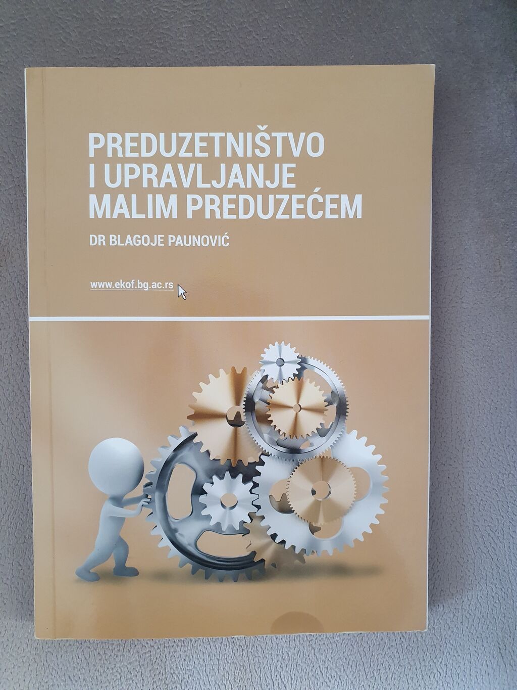 Knjiga: Preduzetništvo i upravljanje malim preduzećem Autor: dr