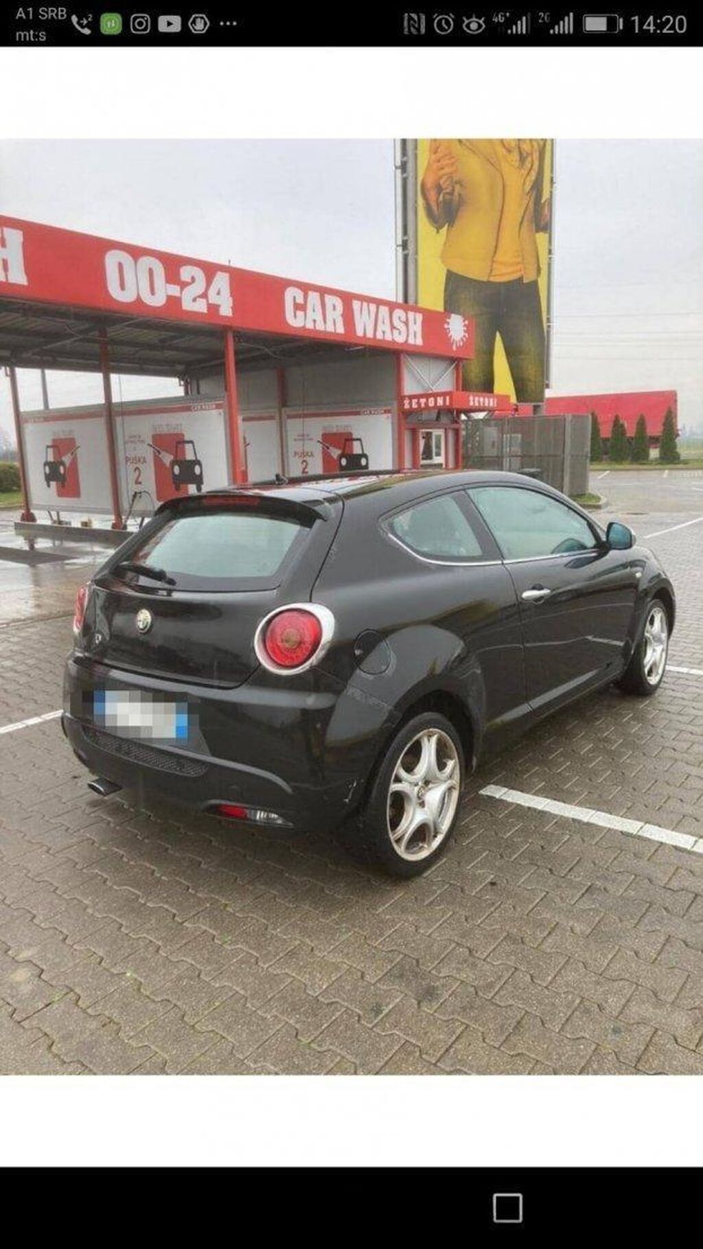 Alfa Romeo Mito spojler. Alfa Romeo Mito spojler Originalni delovi