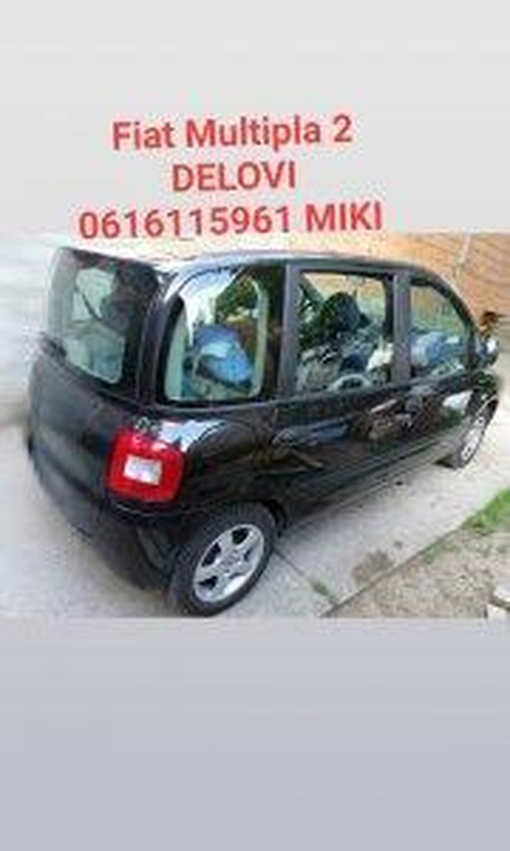 Fiat Multipla 2 desni stop. Fiat Multipla 2 desni stop Kontakt 92 0