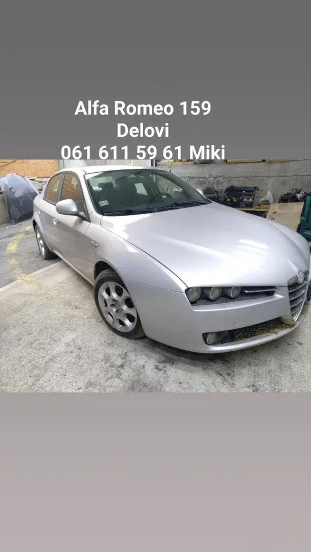 Alfa Romeo 159 desno krilo kod boje 565/A. Alfa Romeo 159 desno krilo