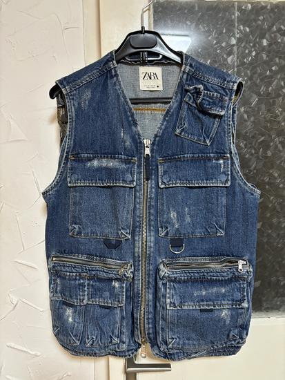 Cargo denim prsluk/woman