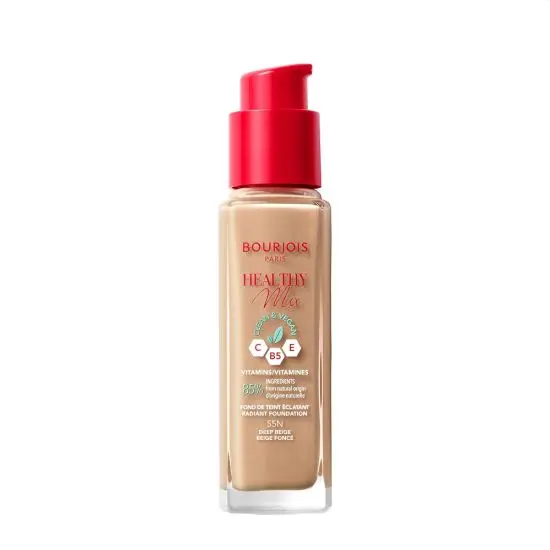 Bourjois Tečni puder Healthy Mix Anti-Fatigue, 55N Deep Beige , 30ml