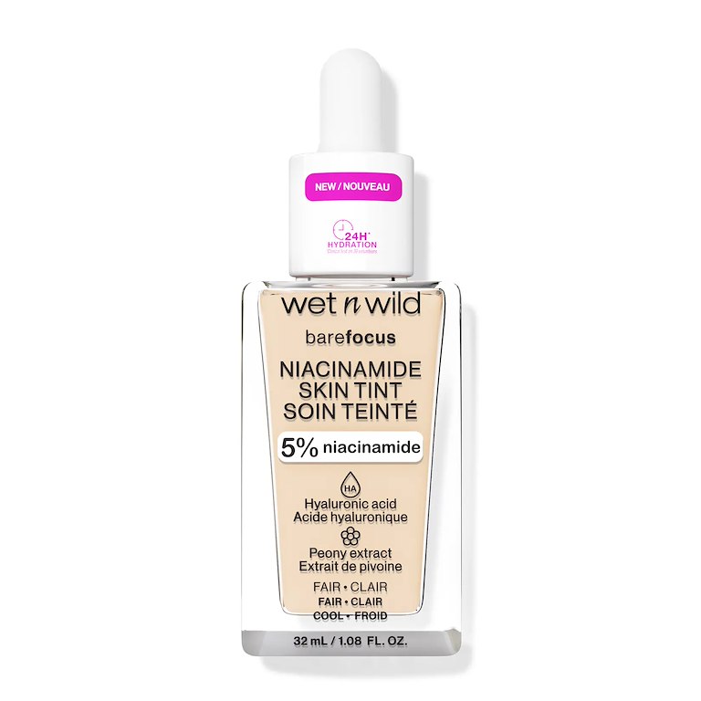 wet n wild Bare focus niacinamide skin tint Tonirani serum fair 32ml