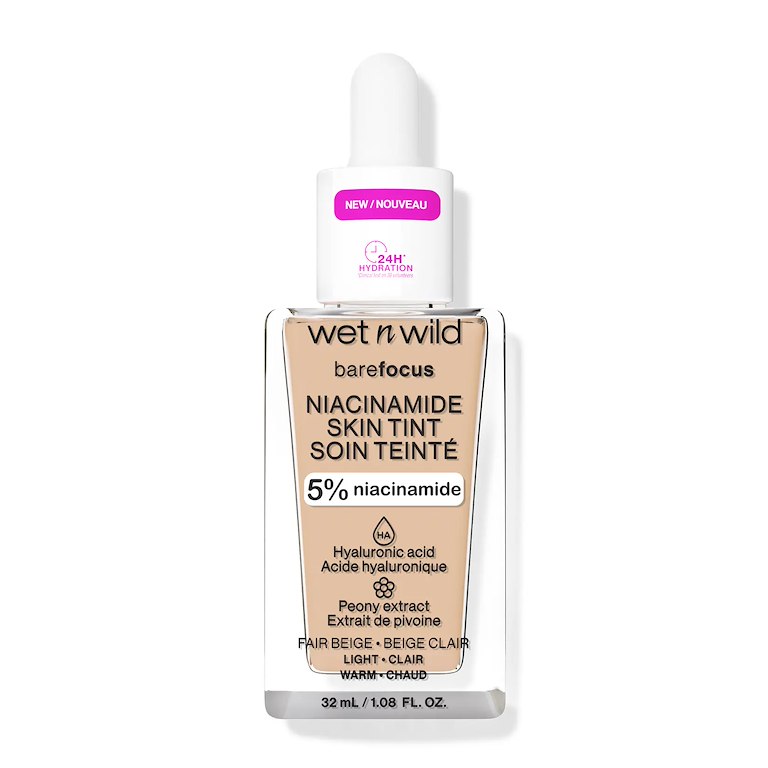 wet n wild Bare focus niacinamide skin tint Tonirani serum fair beige light 32ml