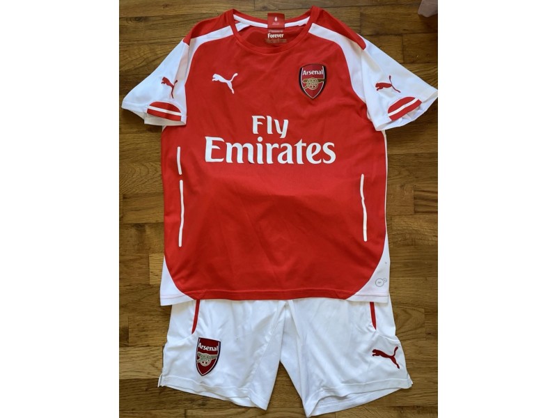 FC Arsenal dres i sorts Puma komplet