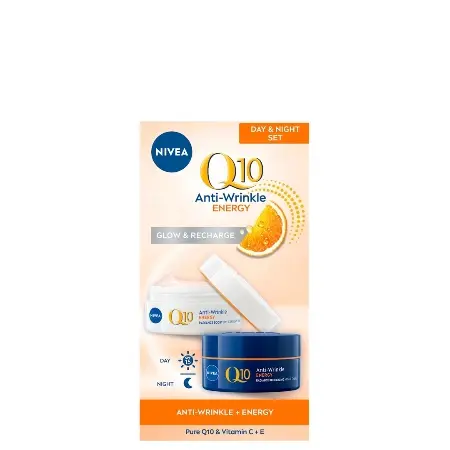 Nivea Set Krema za lice Q10 +C Anti‑Wrinkle Energy 93390, 100ml