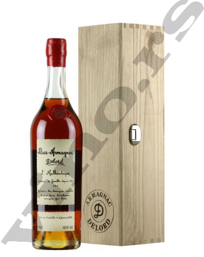 Delord Bas-Armagnac Authentique Wooden Box 0,7 L