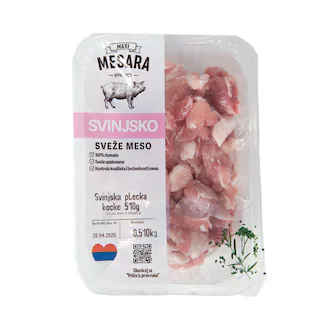 Svinjska plecka kocke 510g