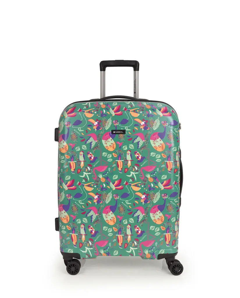 Gabol Srednji kofer Vida, 47x66x25cm, 65.2l, 3.6kg, Zeleni