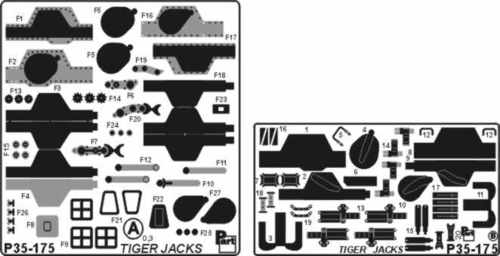 Part P35-175 Tiger Jacks (2pcs)
