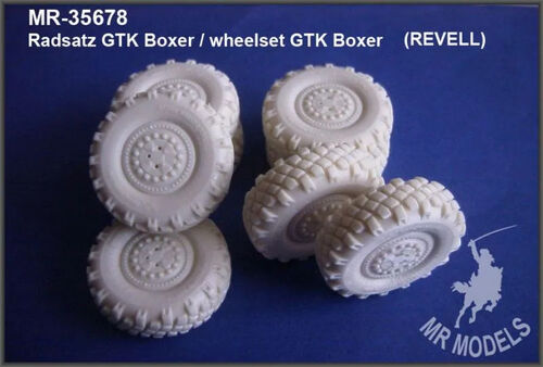MR Modellbau 35678 GTK Boxer German Bundeswehr Wheel Set (For Revell)