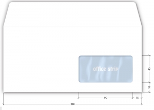KOVERTA 11*23 SECURITY 80gr. DP PIGNA