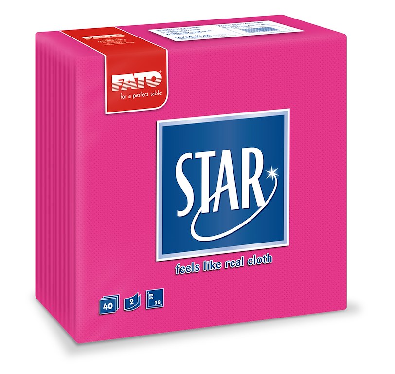 Fato Star salvete 38*38 – Fusia