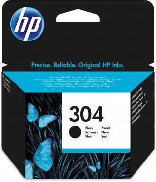 HP 304 Black Original Ink ridge