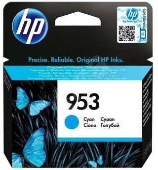 HP 953 Cyan Original Ink ridge