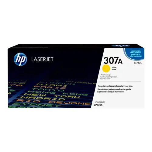HP CE742A YL (307A) OEM toner