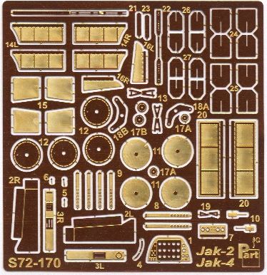 Part S72-170 Jak 2 / 4 A-model