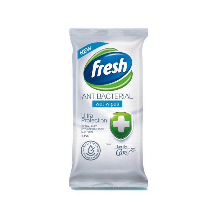 Maramice vlažne antibakterijske Fresh 1/15 (24 kom u pak)