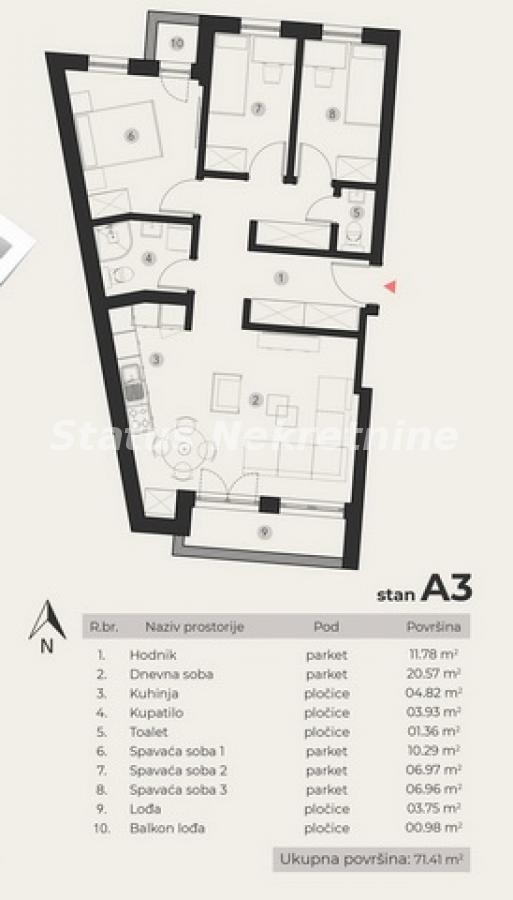 Stan - Novi Sad, Podbara - ID oglasa 19983
Stan - Novi Sad, Podbara  - ID oglasa 19983