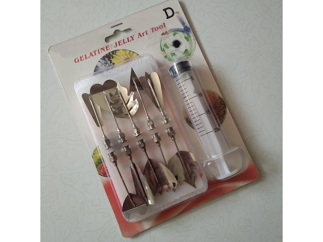 (AL) Želatin Gelatine Jelly art tools D Alat za želatin