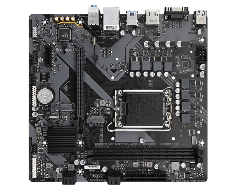 GIGABYTE B760M E rev. 1.0 matična ploča