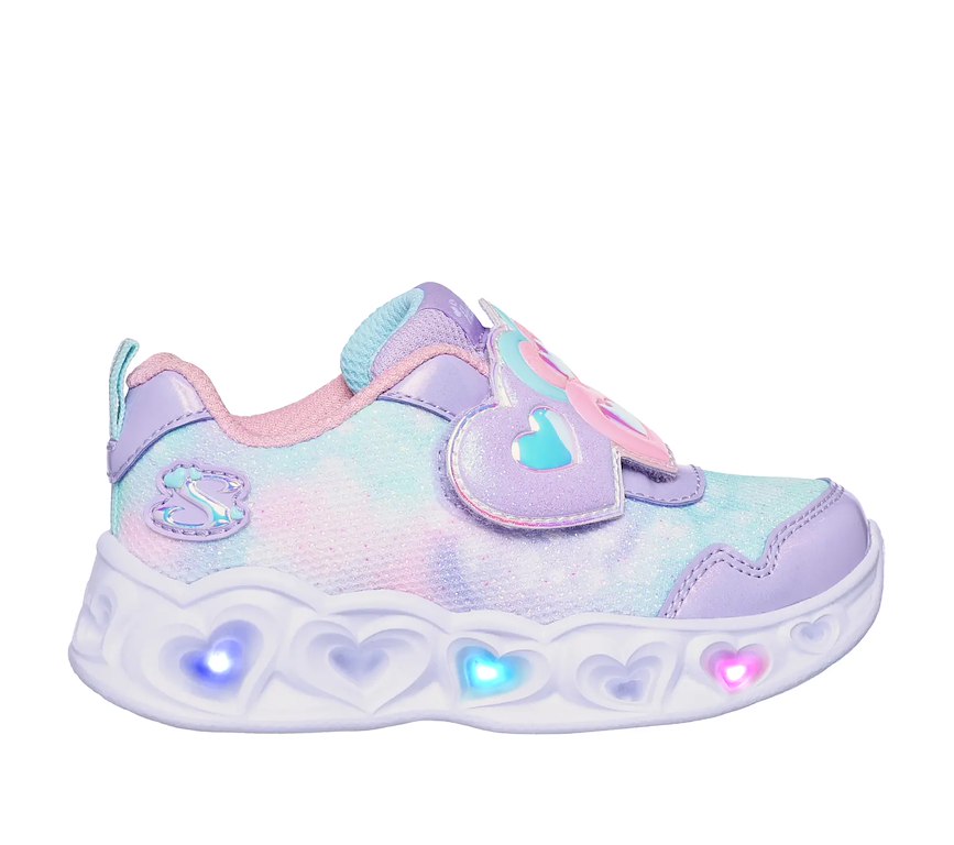 Skechers Patike za devojčice 302693N-LVLP Heart Lights - Lovin Reflecti, Lavanda