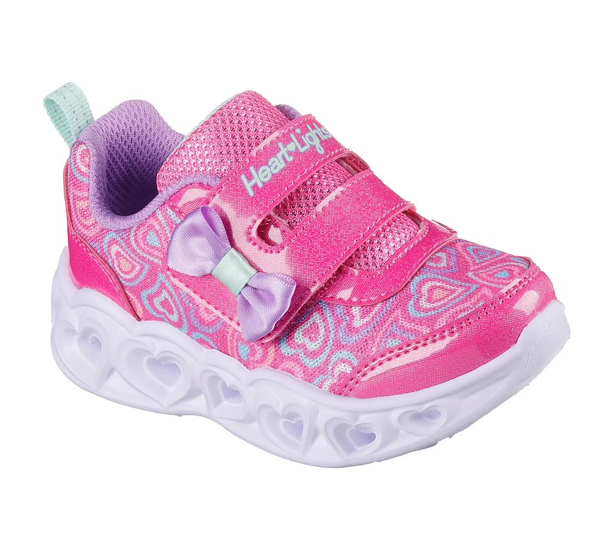 Skechers Patike za devojčice Heart Lights - Boogie Land, 303258N-HPMT, Roze