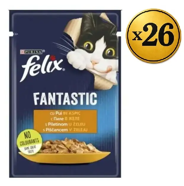 FELIX Sos za mačke sa piletinom 26x85g