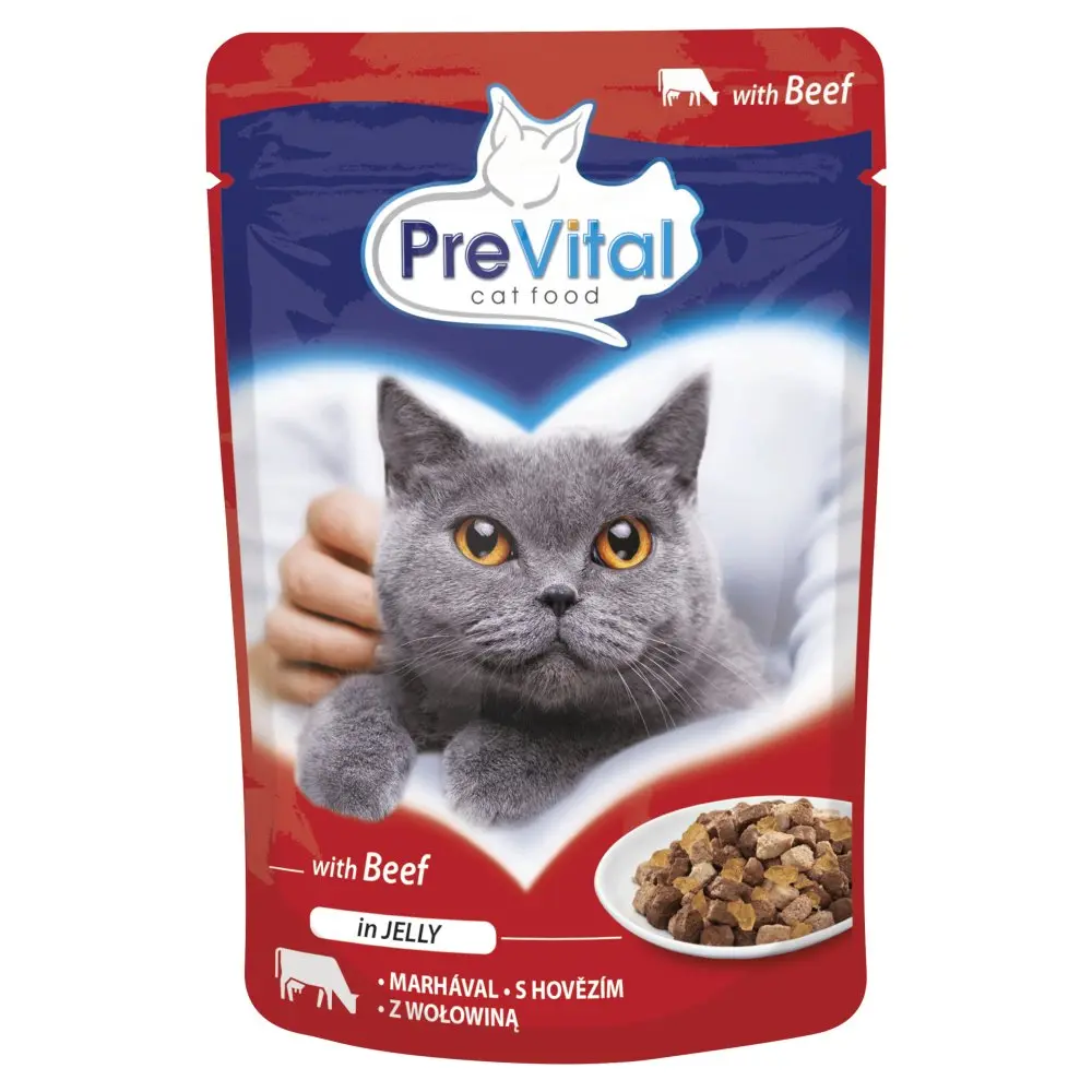 PREVITAL Hrana za mačke, Govedina, 100g