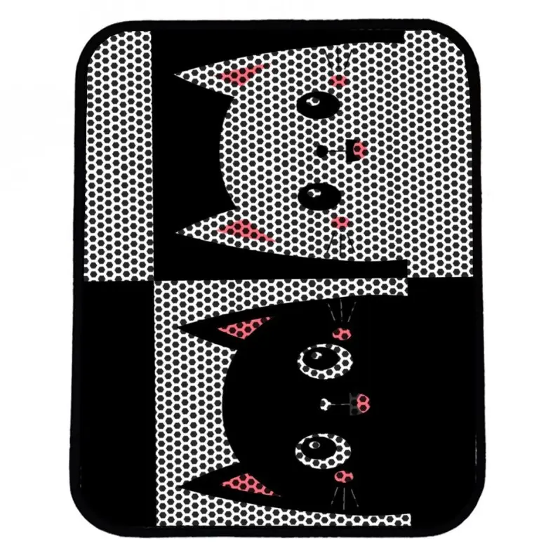 Aberto Design Nrszn0051 Prostirka za mačke, 45x60cm, Crno-bela