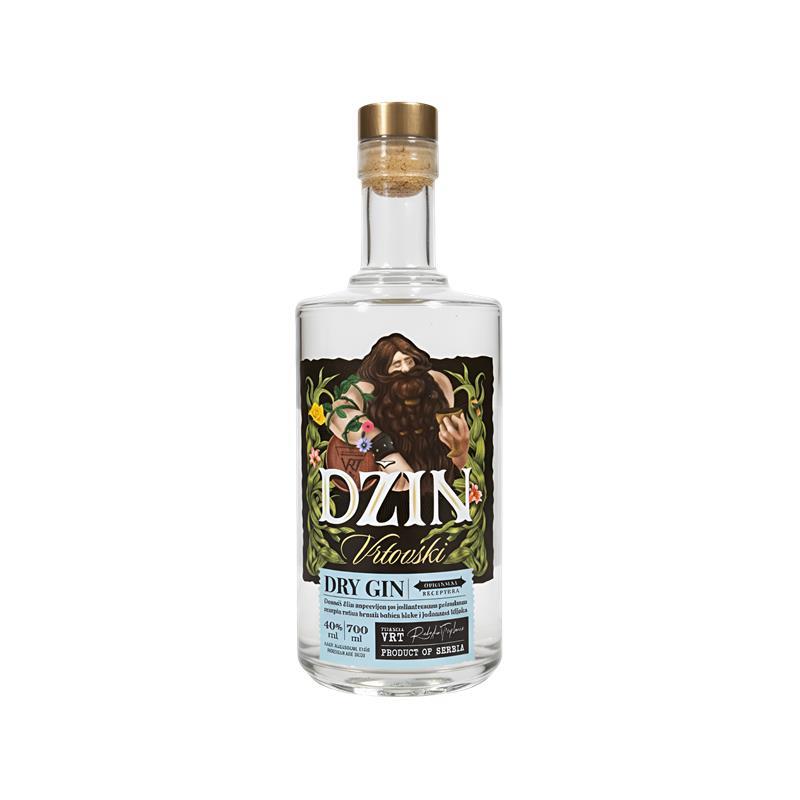 Džin Dry Gin 0,7L Vrt