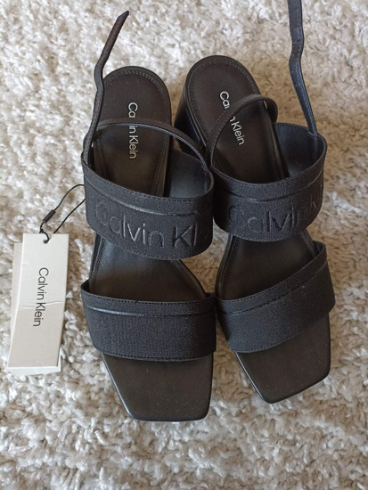 Calvin Klein crne sandale