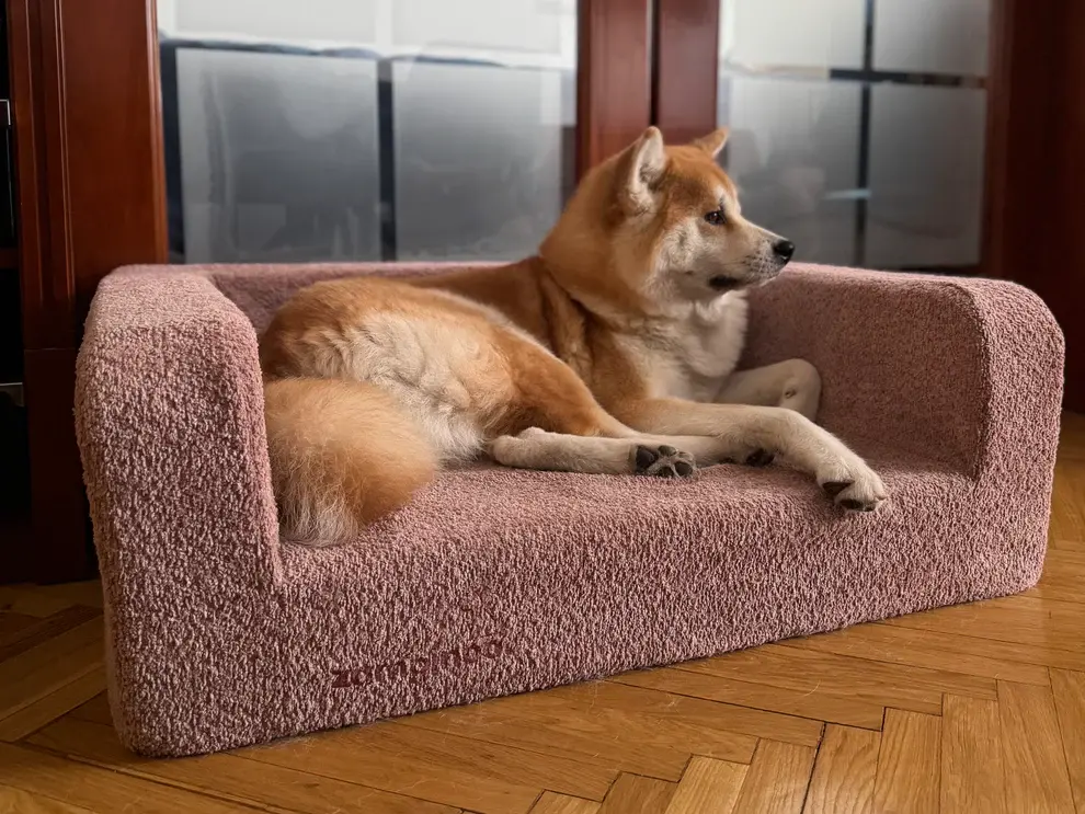 Zampinoo Krevet za pse Sofa Miyo Premium, Roze