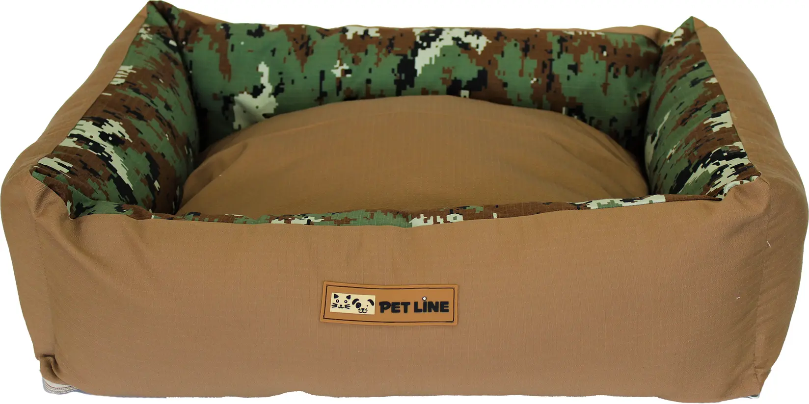 Pet Line Krevet za pse, 60x45cm, Braon-maskirni