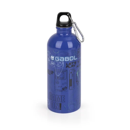 Aluminijumska boca za vodu sa zakačkom 7×21 cm 600ml Gaming Gabol