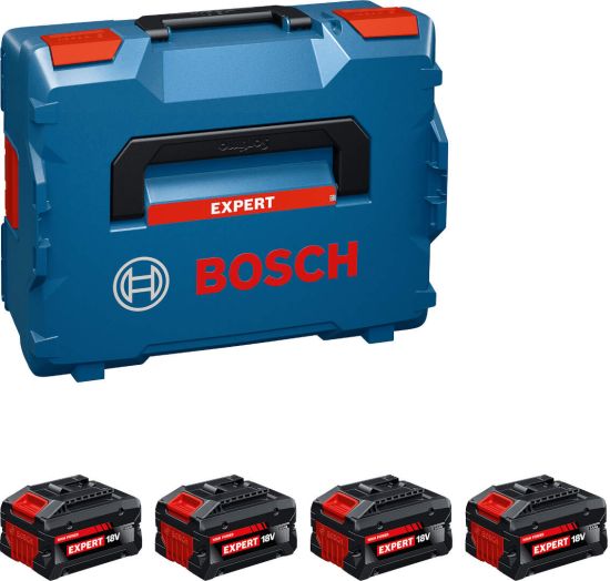Akumulator set Bosch EXPERT 4 x EXBA 18V-55 5,5Ah + L-BOXX (1600A0373H)