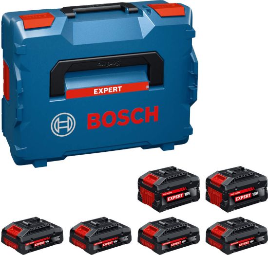 Akumulator set Bosch EXPERT 4 x EXBA18V-40 4,0Ah + 2 x EXBA18V-80 8,0Ah + L-BOXX (1600A0373G)