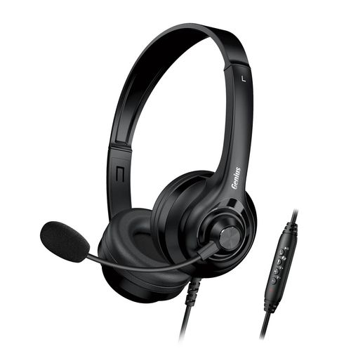 Genius HS-235U AI,Black,USB-A