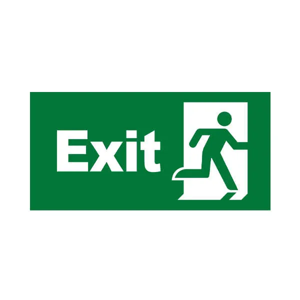 EXIT ZNAK EXIT DOOR STICKER ZA BC14 00900