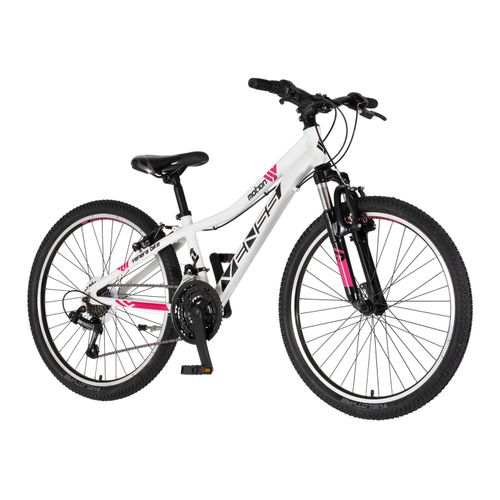 Bicikl Junior 24 Venssini Parma x100 alu 24" alu 12" V-Brake 18 brzina 132-155cm XS belo roze