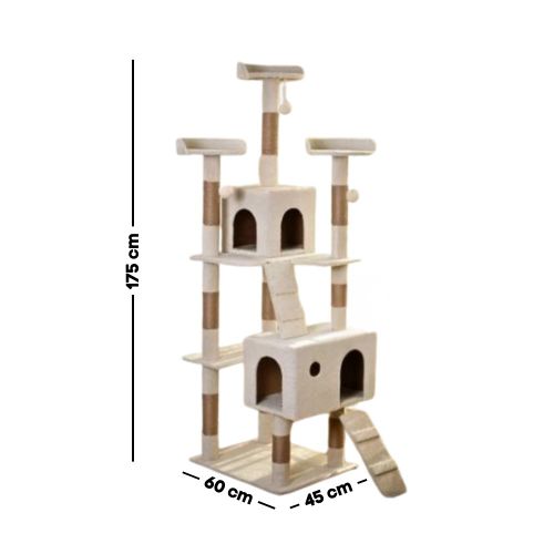 Savana - Kućica za mačke bela