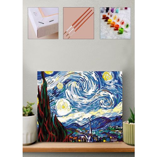 Artsylrbaskı29 - 4050 Multicolor Stretched Canvas Set