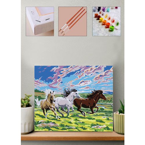 Artsylrbaskı33 - 4050 Set Višeslojnog Platna u Višebojnoj