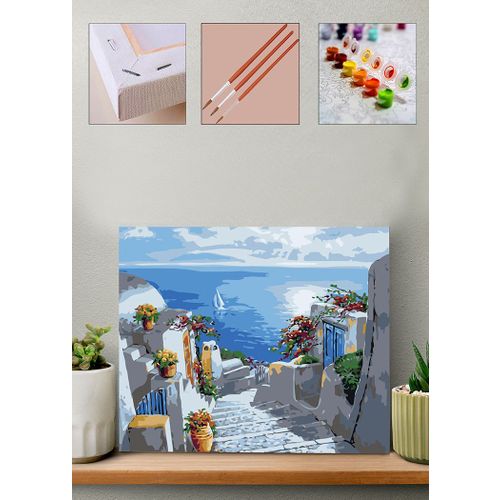 Artsylrbaskı37 - 4050 Set Višeslojnog Platna u Višebojnim Tonovima
